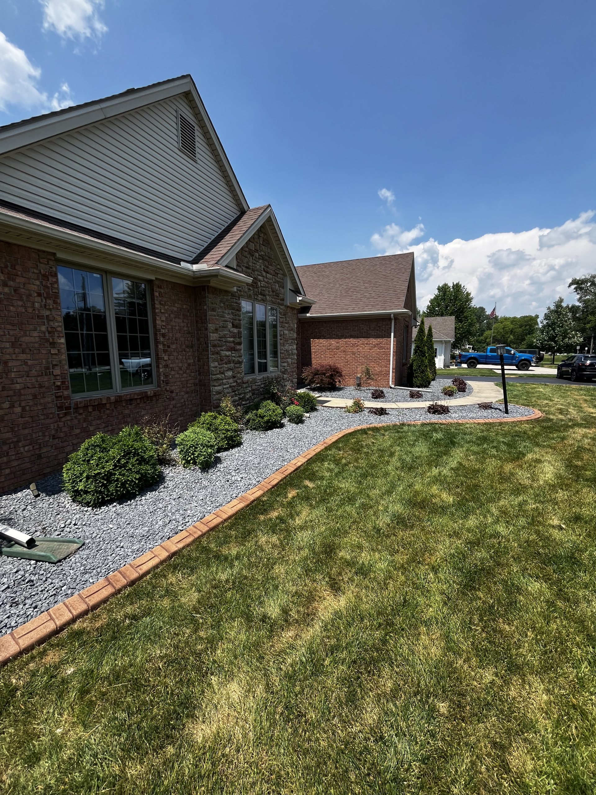 Concrete Landscape Curbing - Malczewski's Lawn Care & Snow Removal